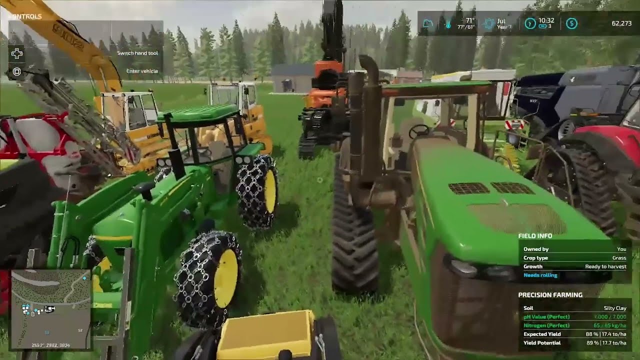 Farming Sim 22 Wheelie Mod and Tractors Group - YouTube