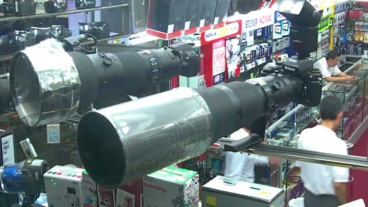 Crazy HUGE Camera lens in Asia! - YouTube