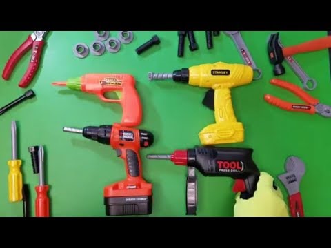 Kids tool set Kids tool bench educational videos for kids - YouTube