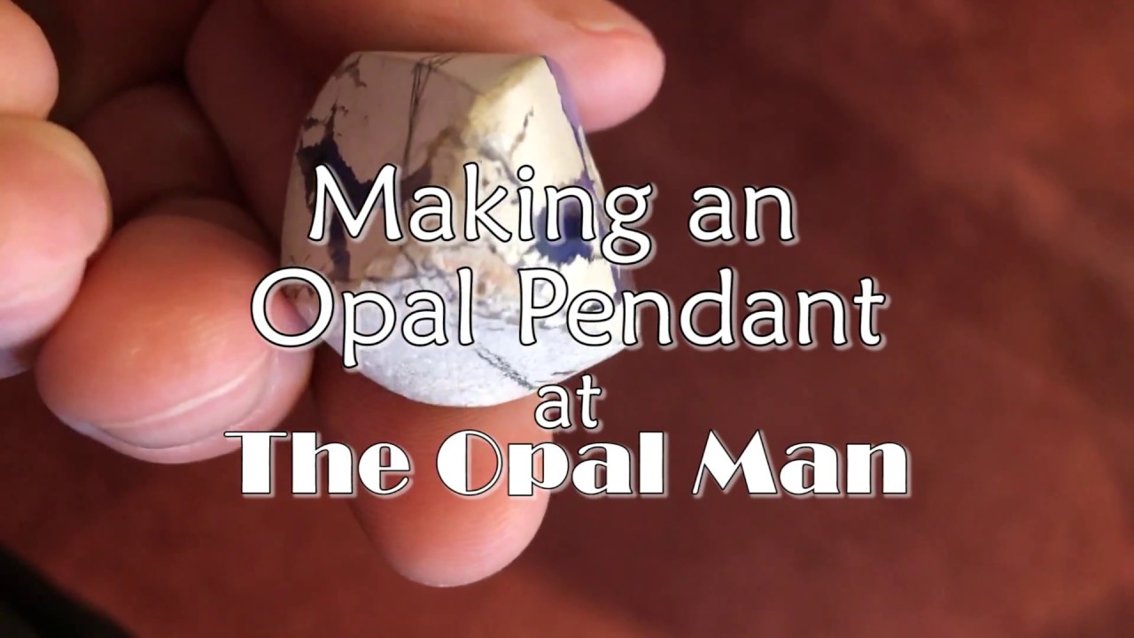 Making an Opal Pendant at The Opal Man - in Spring Green, Wisconsin ...