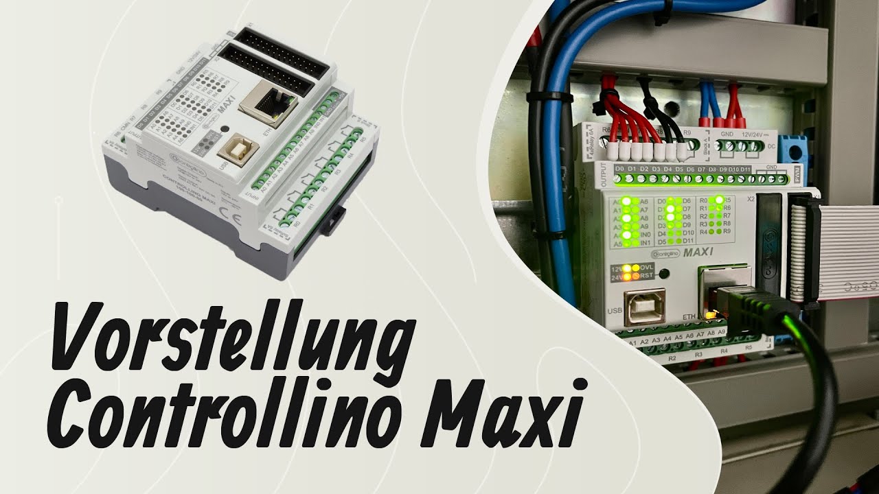 Controllino Maxi - Vorstellung & Inbetriebnahme - YouTube