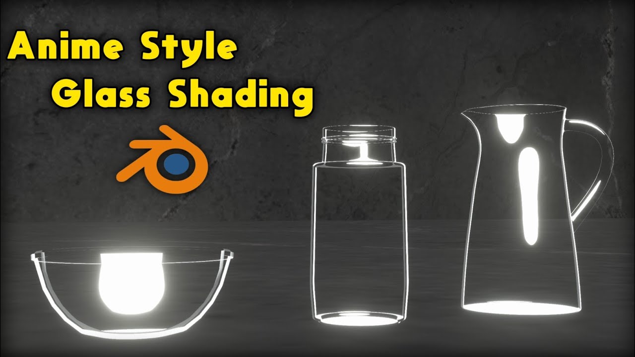 Master Anime-Style Glass Shading in Blender 3D | Step-by-Step Tutorial ...