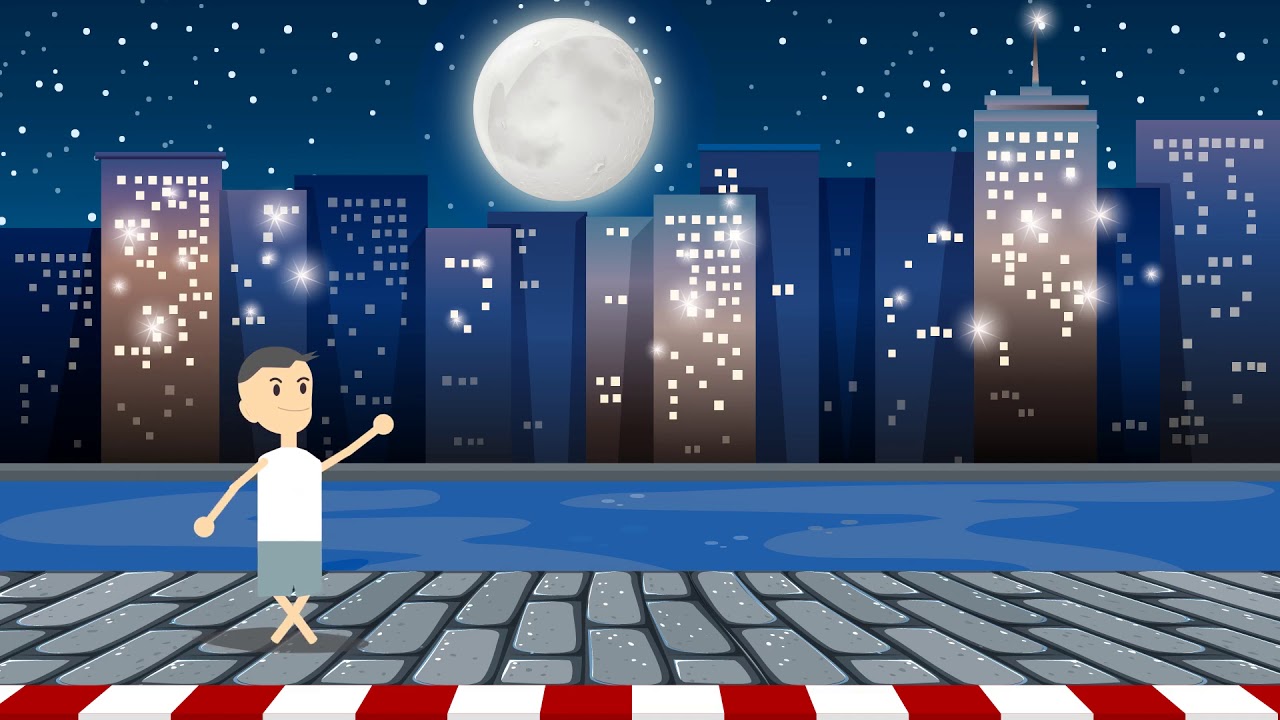 Simple character animation - YouTube