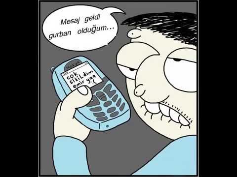 Mesaj Geldi Gurban Olduğum :D Komik Mesaj Sesi :D