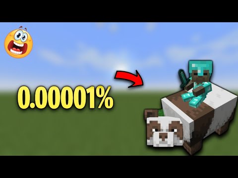 This Is The Most Rare Mob In Minecraft ? || Minecraft RAREST Things ...