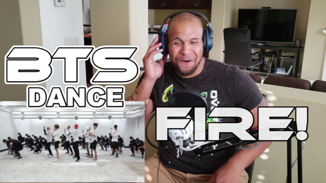 [REACTION] FIRE!!!! BTS (방탄소년단) '불타오르네 (FIRE)' Dance Practice - YouTube