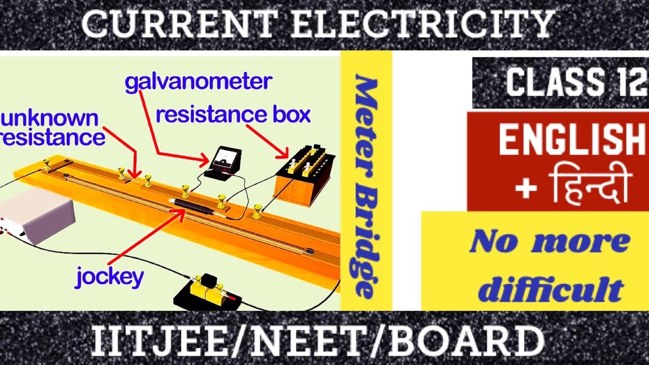 Current Electricity (lecture-12): Meter bridge - YouTube