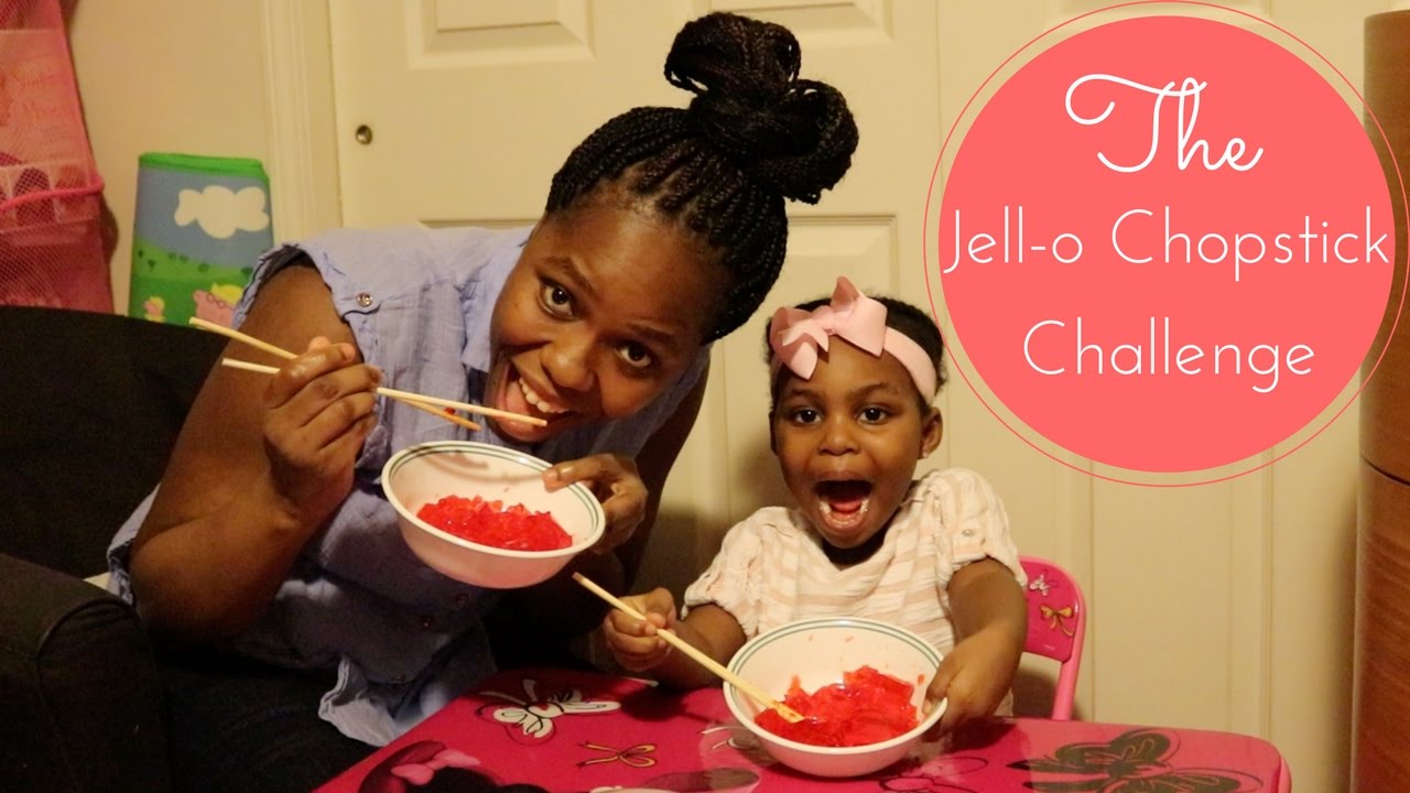JELLO O CHOPSTICK CHALLENGE - YouTube