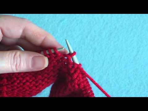How To: Slip 1 Purlwise (sl1p) - YouTube