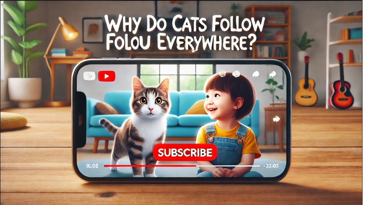 "Why Do Cats Follow You Everywhere? 🐾 Fun Cat Facts for Kids!" - YouTube
