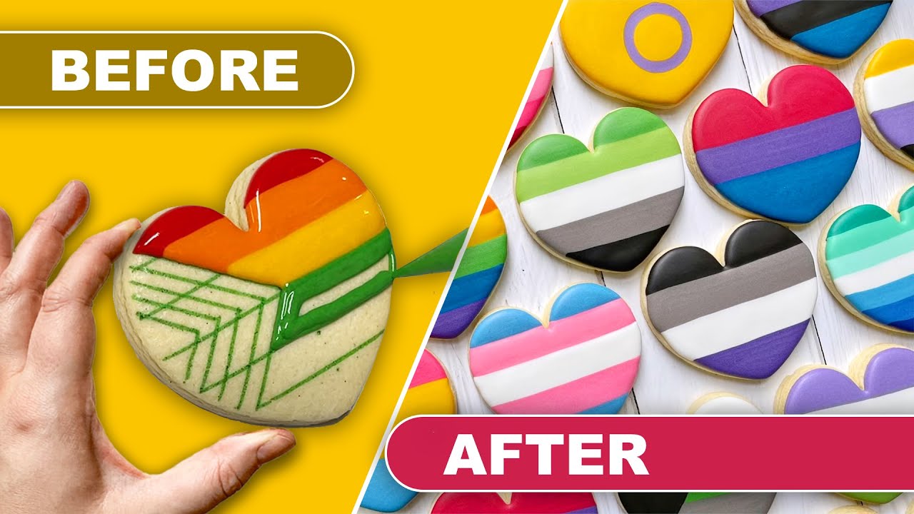 CELEBRATING Pride Month with LGBTQ+ Cookies - YouTube