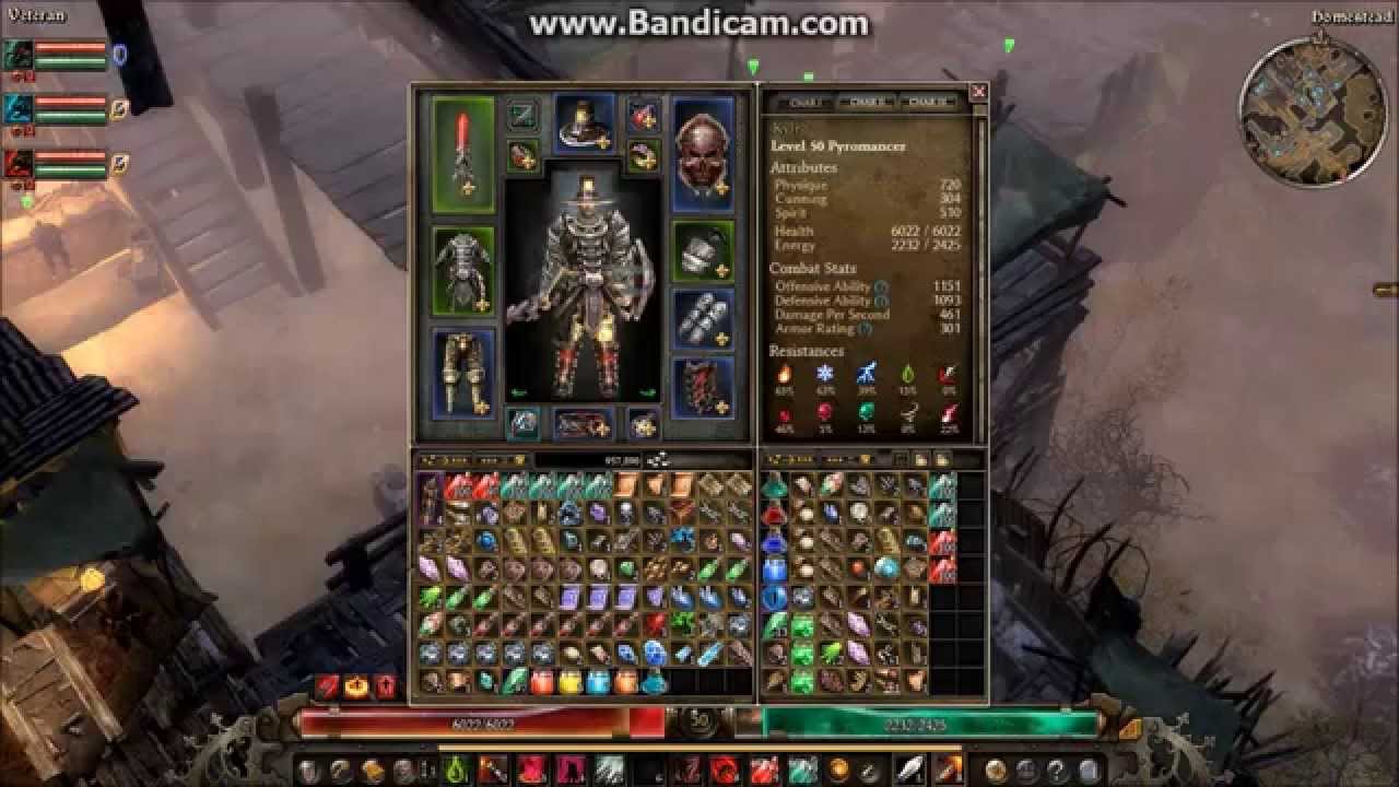 Grim Dawn Pyromancer - Hellfire Keeper Lv50 - Itemization - YouTube