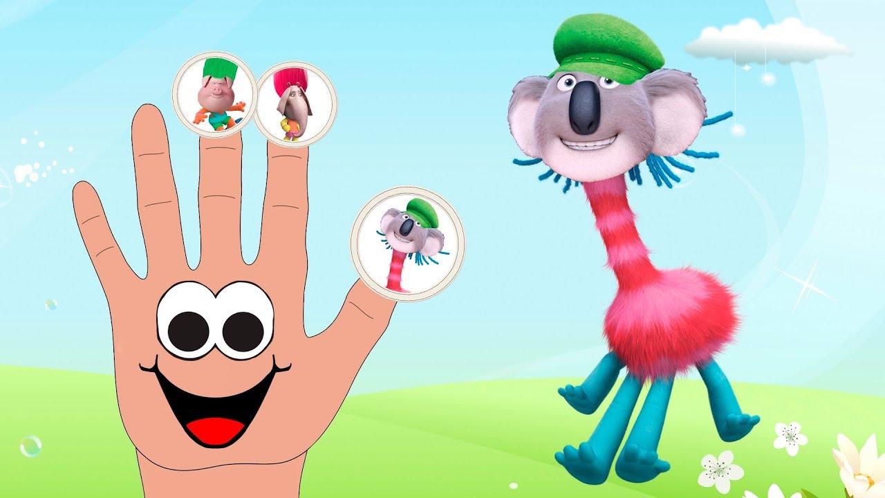 trolls zootopia finger family song Children Nursery Rhyme - YouTube