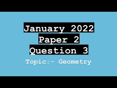 CXC (CSEC) Math Paper 2 | January 2022 Question 3 - YouTube