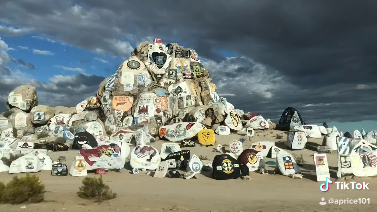 Fort Irwin Painted Rocks - YouTube