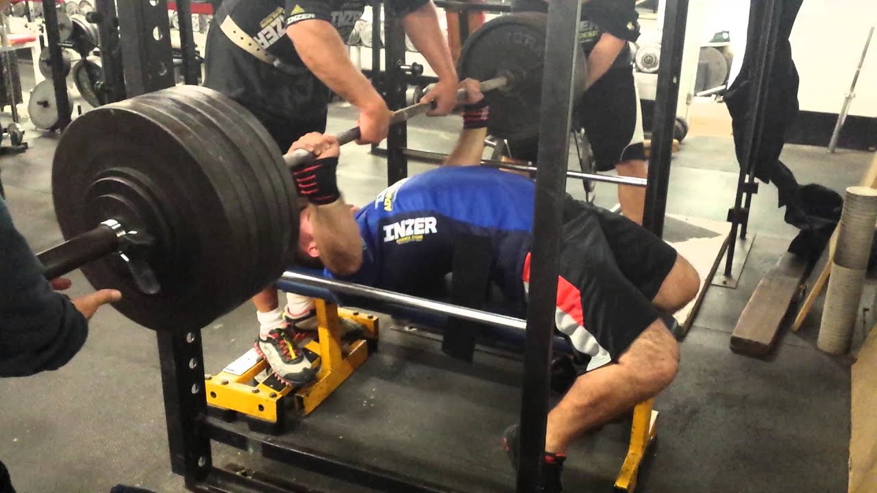 Jon O bench 630 x1 - inzer phenom - YouTube