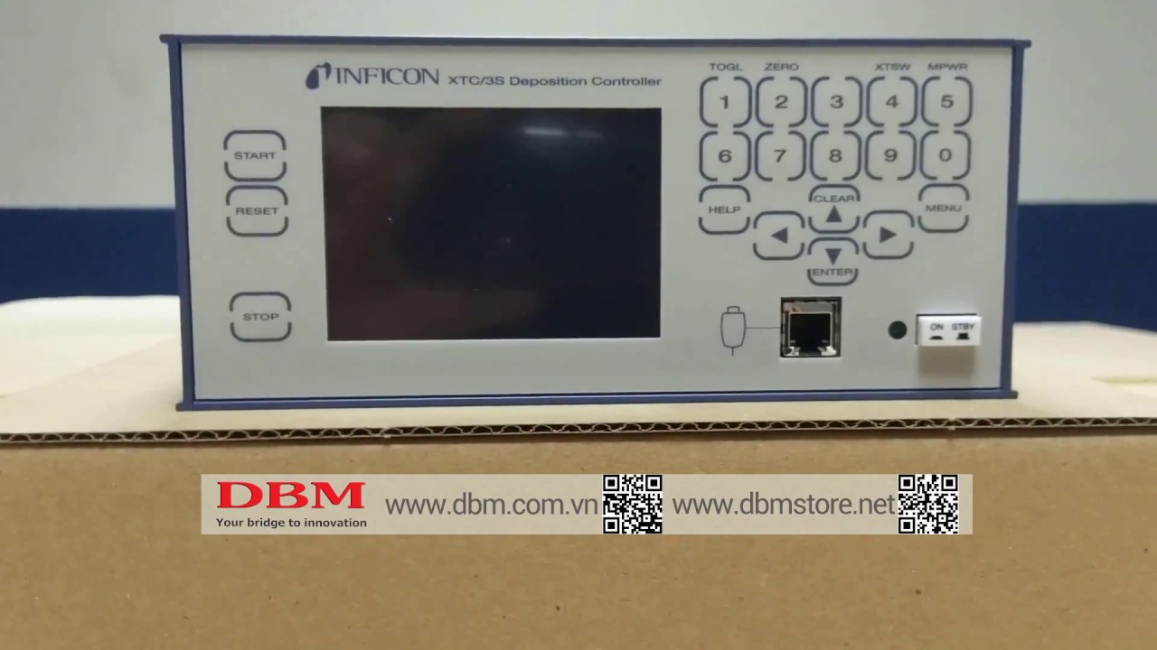 INFICON XTC/3S Thin Film Deposition Controller : Unbox - YouTube