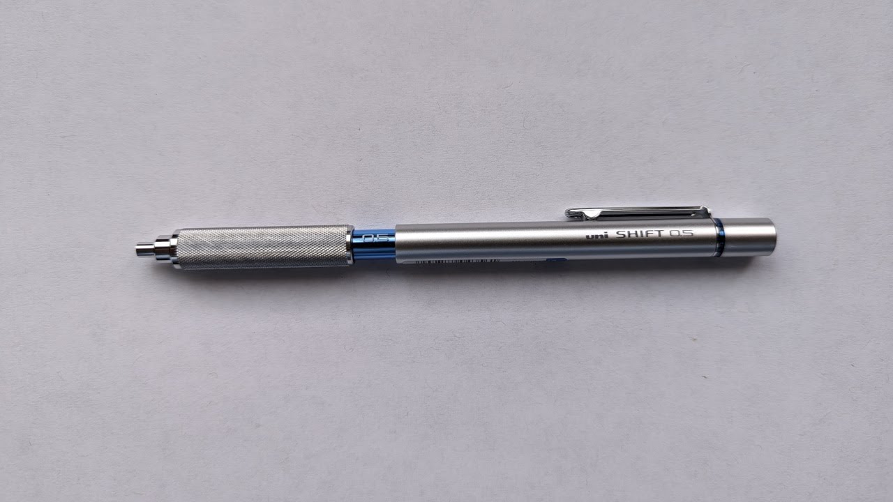 Uni Shift Pipe Lock Drafting Pencil 0.5mm Review - YouTube