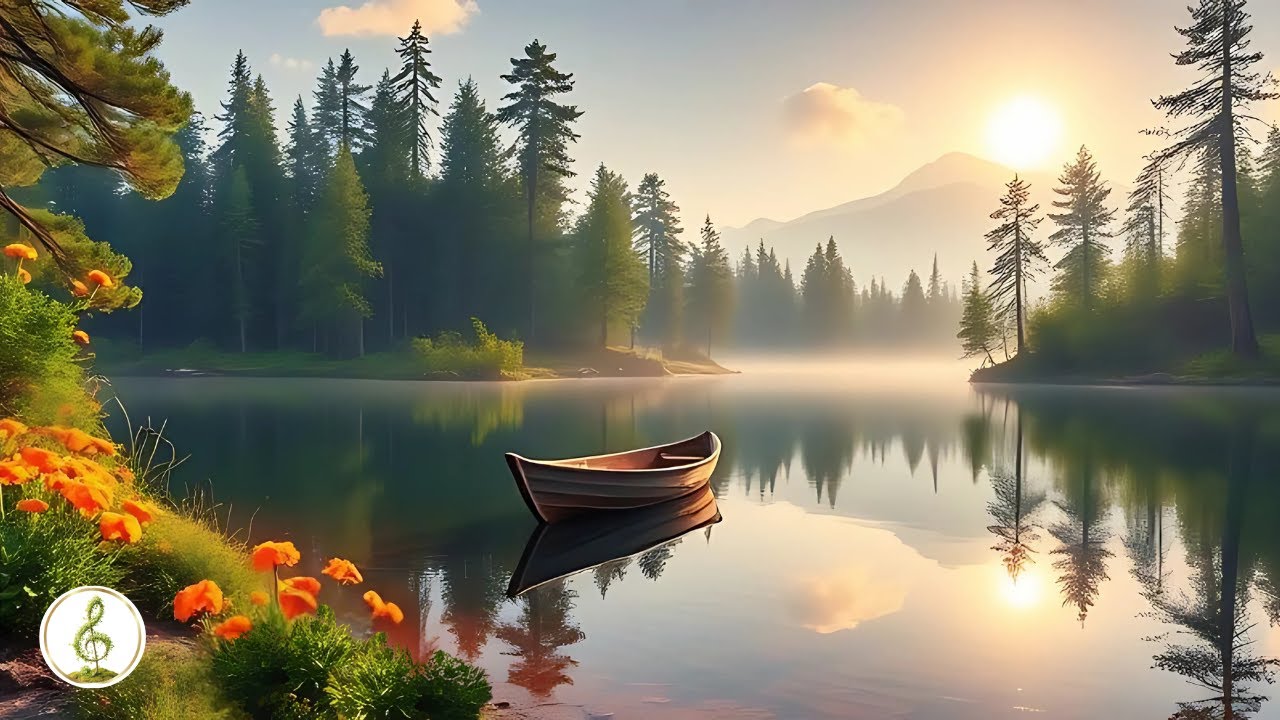 Relaxing Music & Nature Sounds🍁Soothes the Nervous System - YouTube