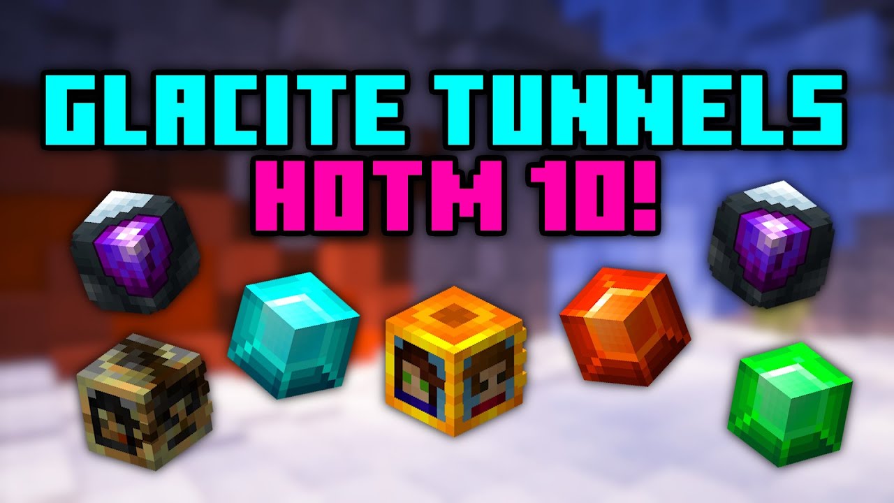 Glacite Tunnels - Unlocking HotM 10 + Level 300 Today! | SkyBlock - YouTube