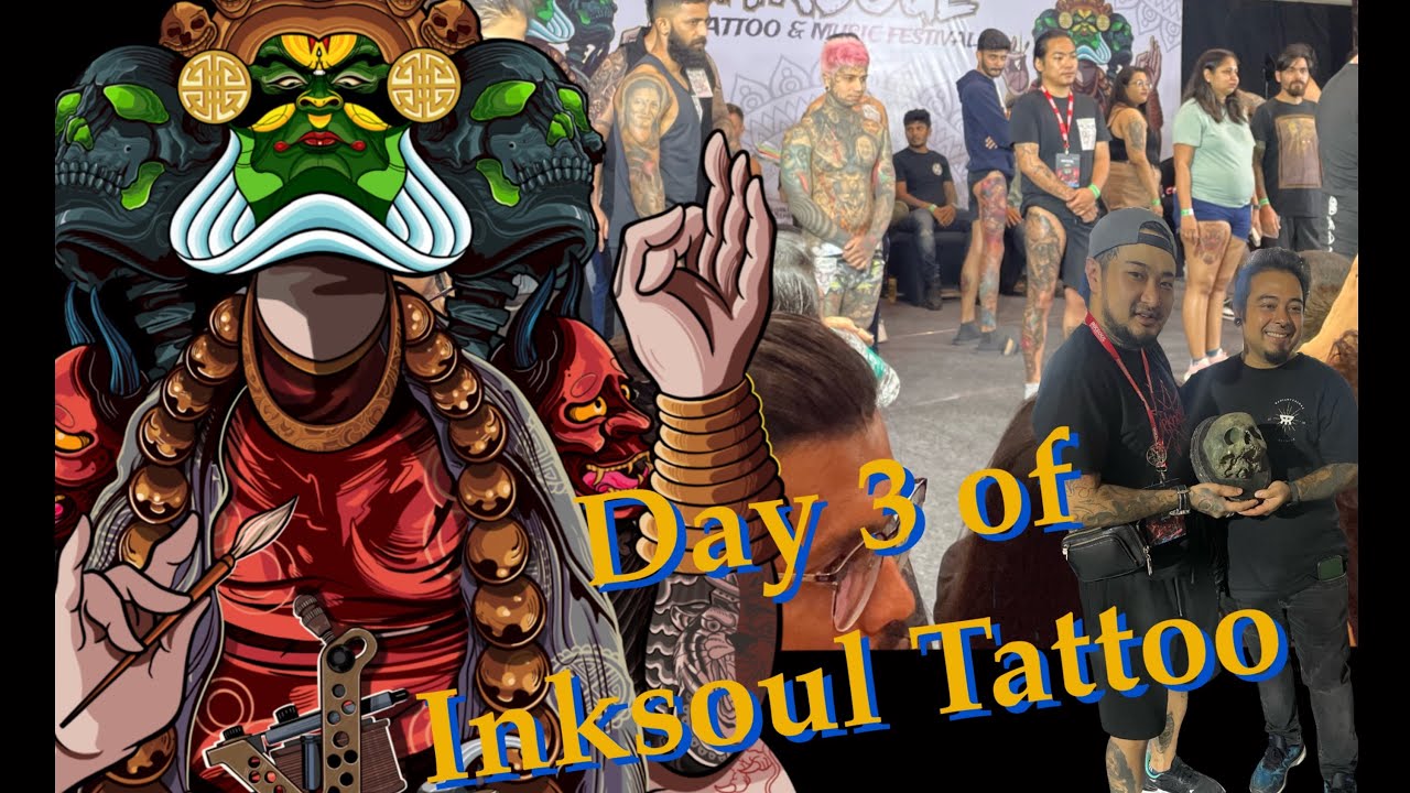 Day 3 of the Inksoul Tattoo & Music Fest and our Last day in Bangalore ...