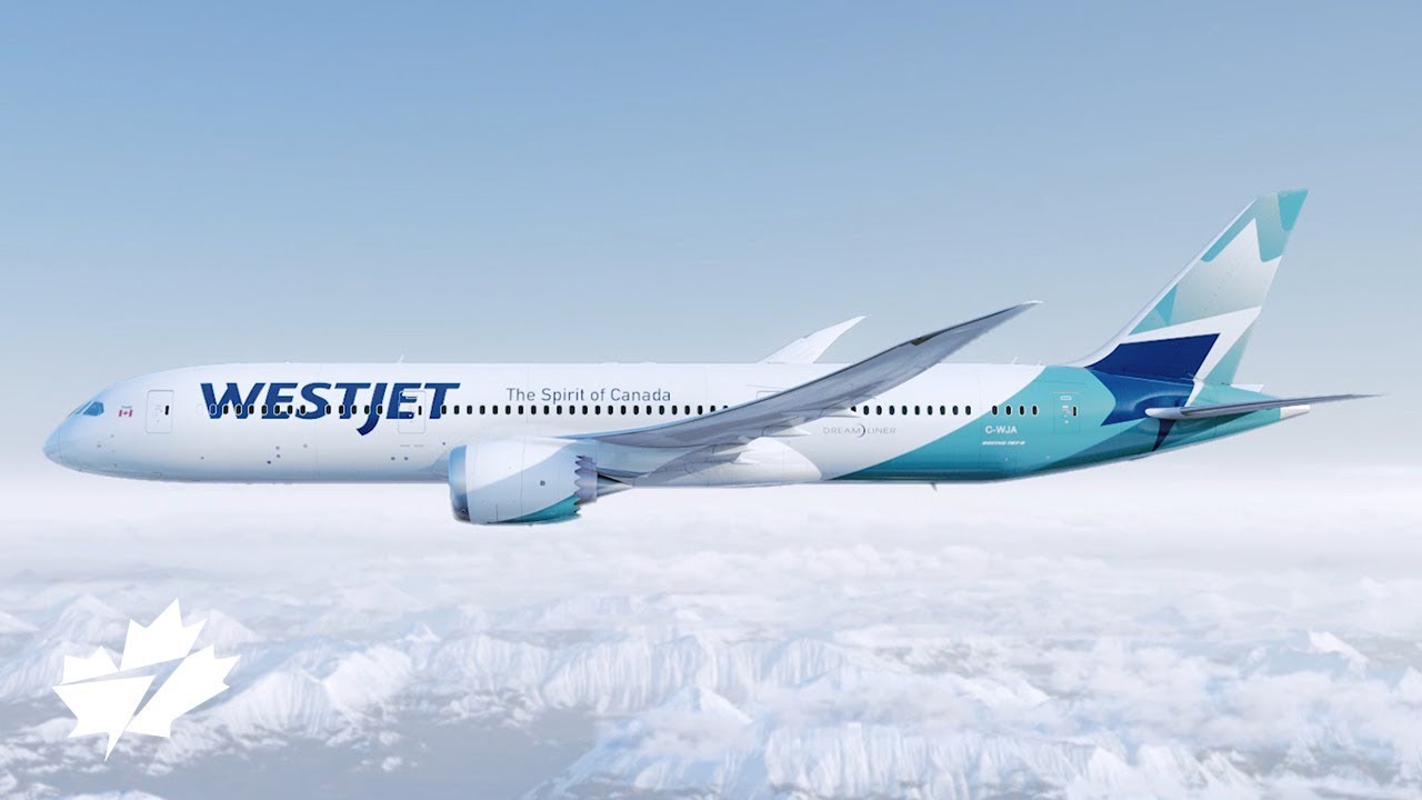Le 787 Dreamliner de WestJet - YouTube
