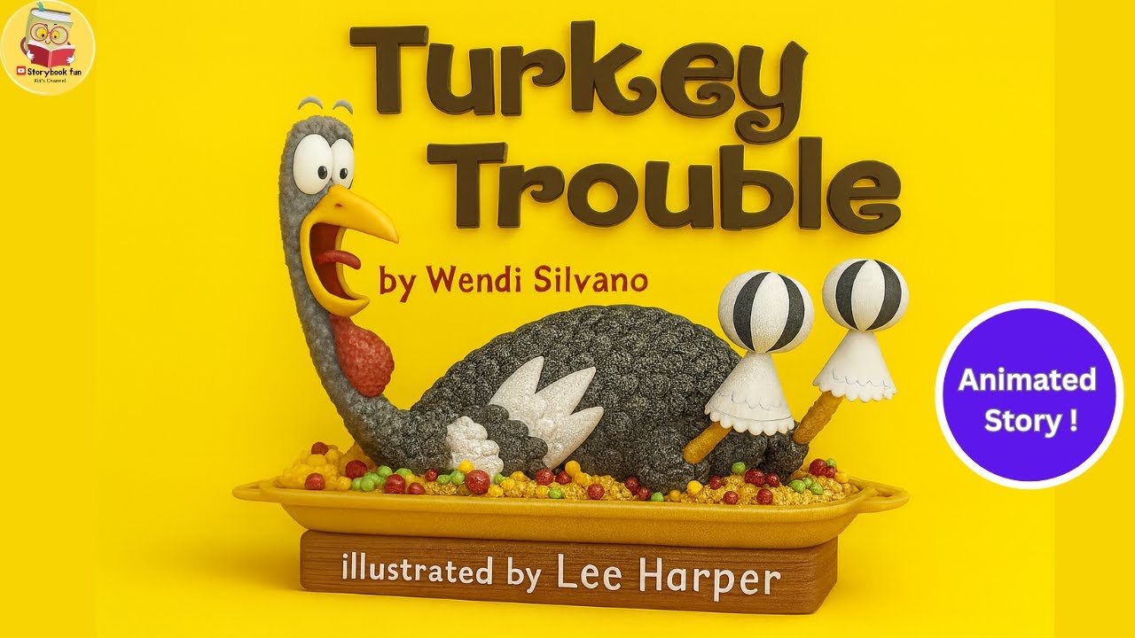 Turkey Trouble | Thanksgiving Book for kids | Animated Book for kids ...