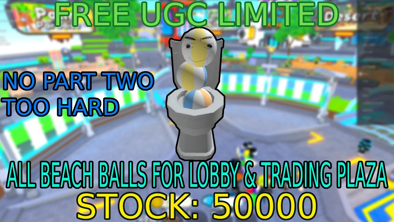 [FREE UGC LIMITED] BEACH BALLS & 50K STOCK* HOW TO GET Beach Ball Pal ...