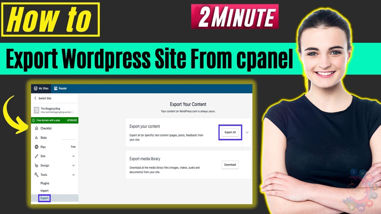 How To Export Wordpress Site From Cpanel 2023 YouTube How To Export Wordpress Site From Cpanel 2023 YouTube