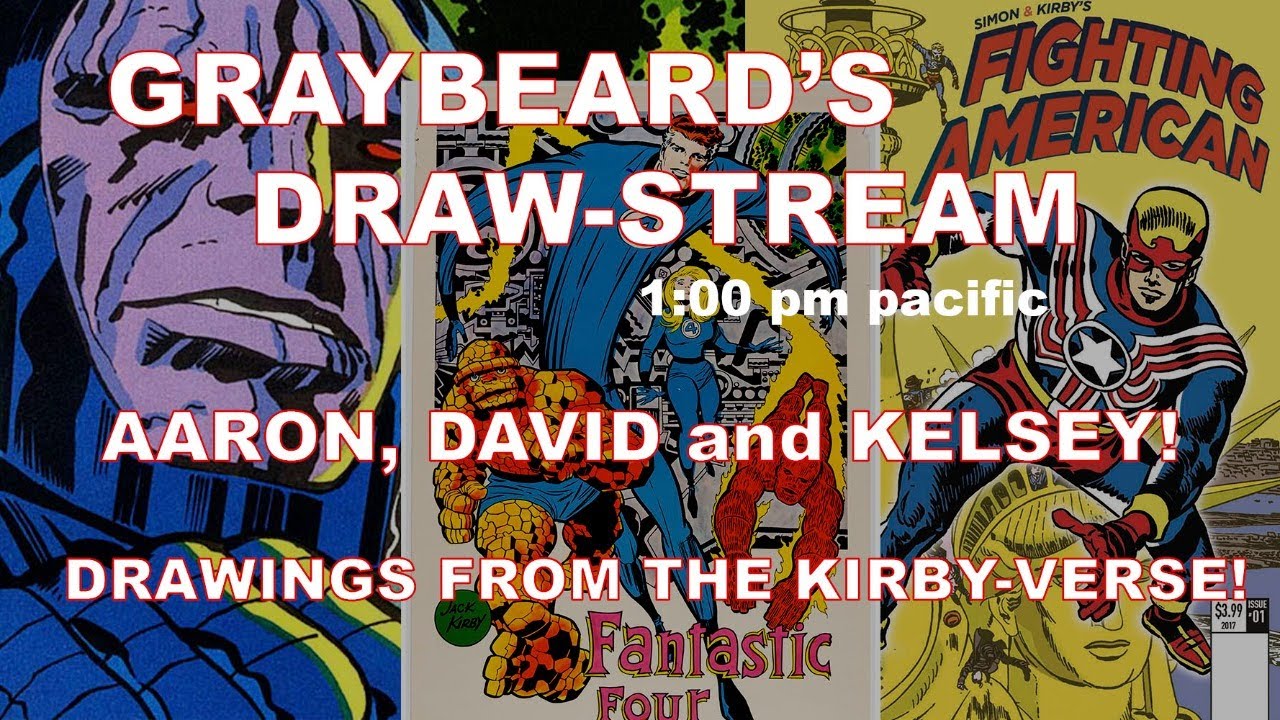 GRAYBEARD's DRAW-STREAM! 1/5/23 TACKLING THE KIRBY-VERSE! - YouTube