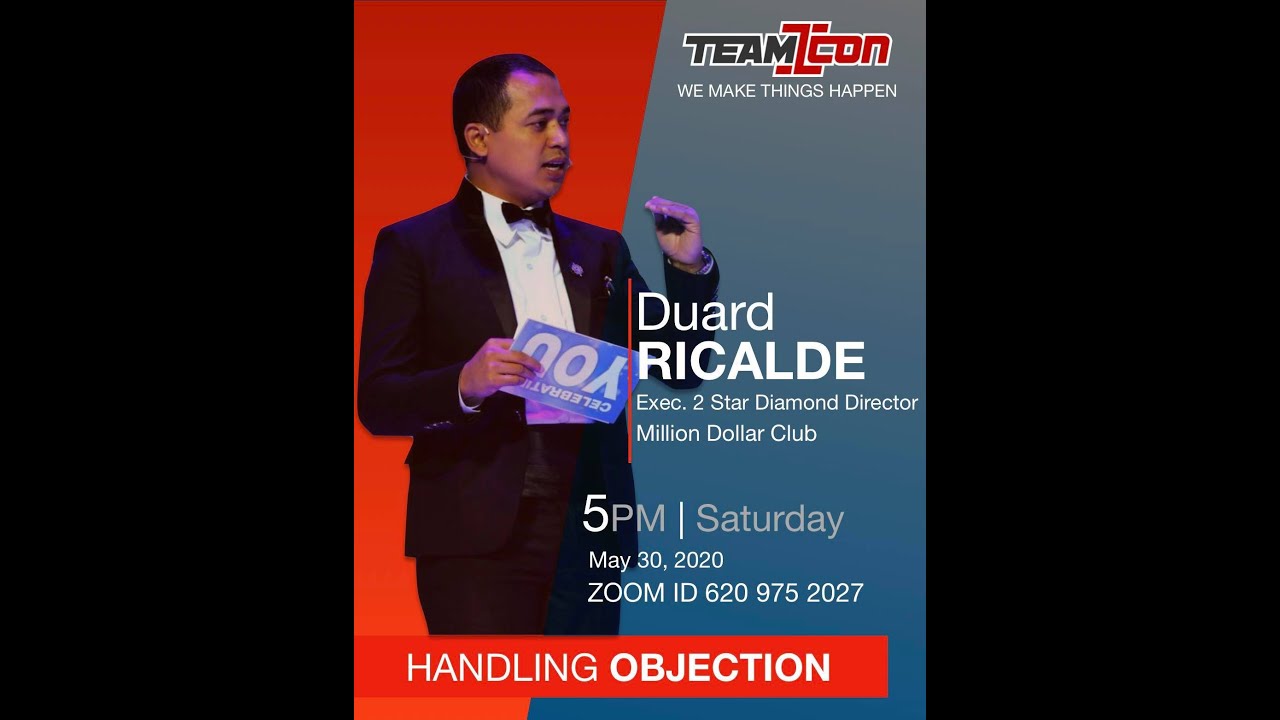 Handling Objection by Duard Ricalde - YouTube