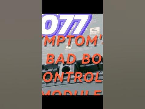 B1077 symptoms of a bad body control module - YouTube