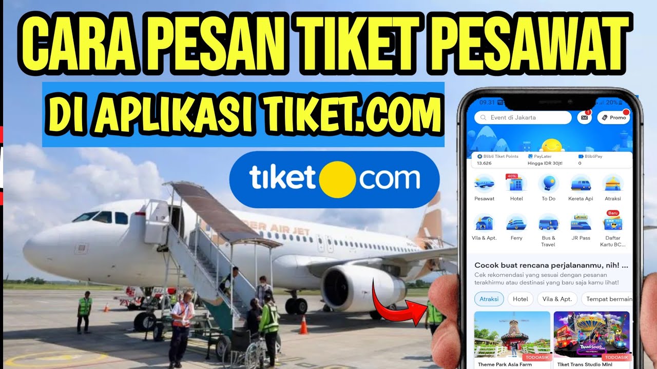 Cara Pesan Tiket Pesawat Di Tiket.Com Terbaru 2025 TUTORIAL LENGKAP ...