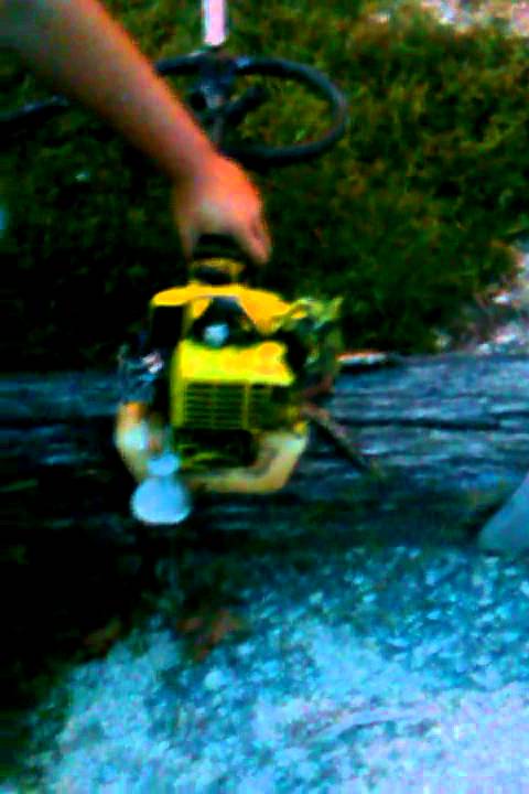 Weed eater explosion - YouTube