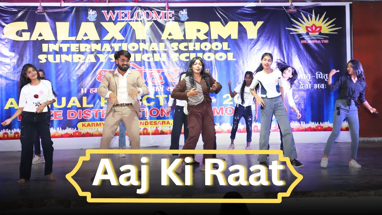 Aaj Ki Raat | Stree 2 | Dance Performance | Mix Songs | Tinku Jiya ...