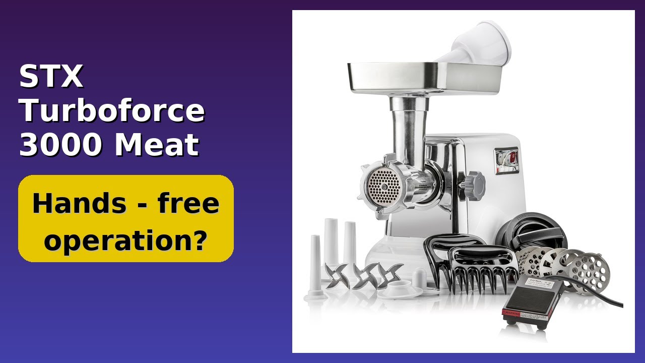 REVIEW (2026): STX Turboforce 3000 Meat Grinder. ESSENTIAL details ...