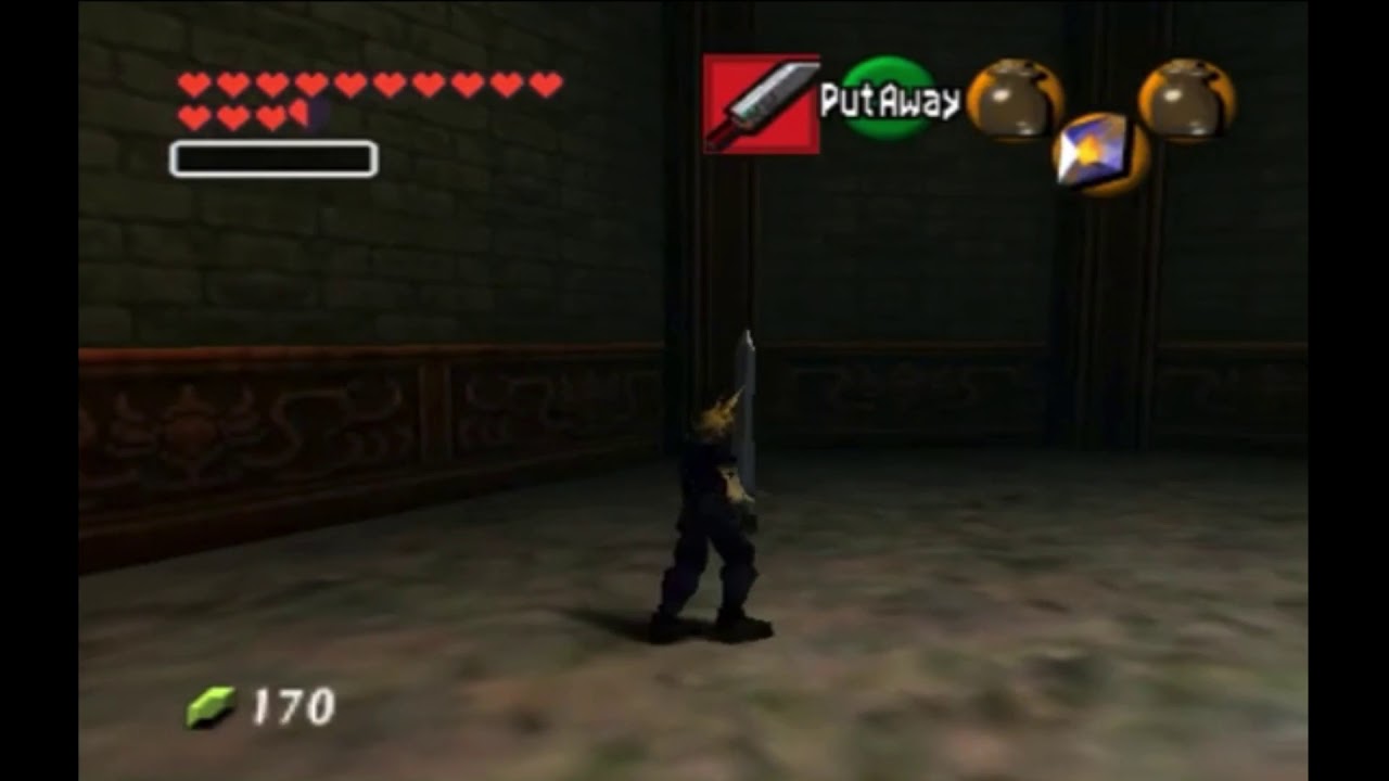 TLoZ:OoT(Cloud+FF7 Forested Temple Sound Mod)-Test - YouTube