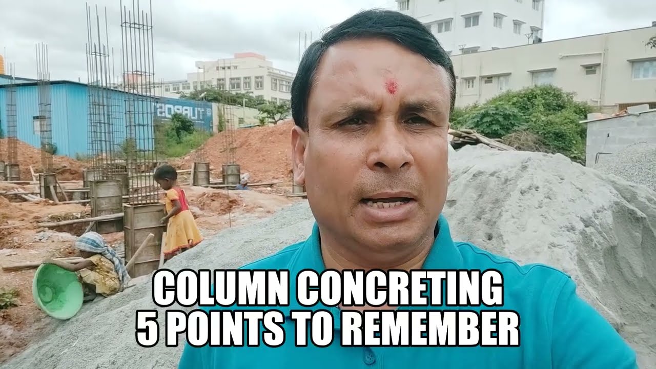 Column Concreting - 5 Points to remember - YouTube