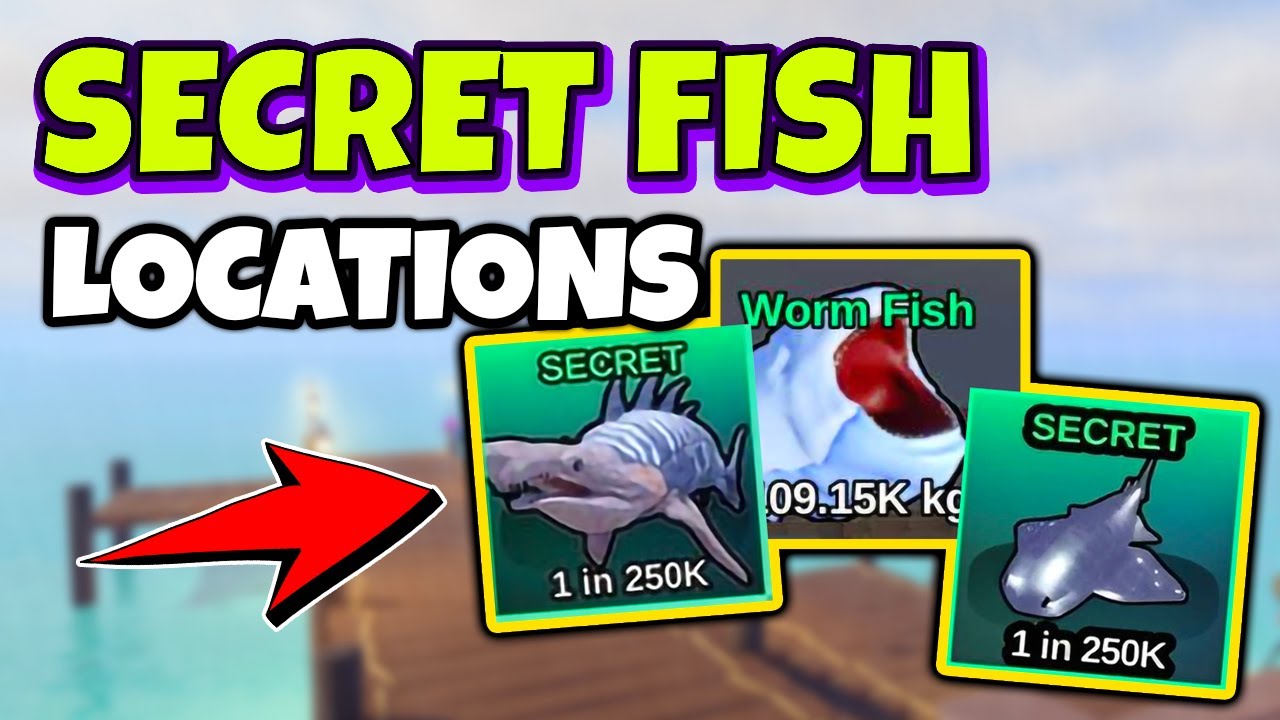 All SECRET FISH Locations & Best Rods in FISH IT Roblox - Complete ...
