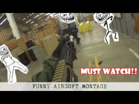 FUNNIEST AIRSOFT WTF MOMENTS! - BEST MONTAGE - YouTube