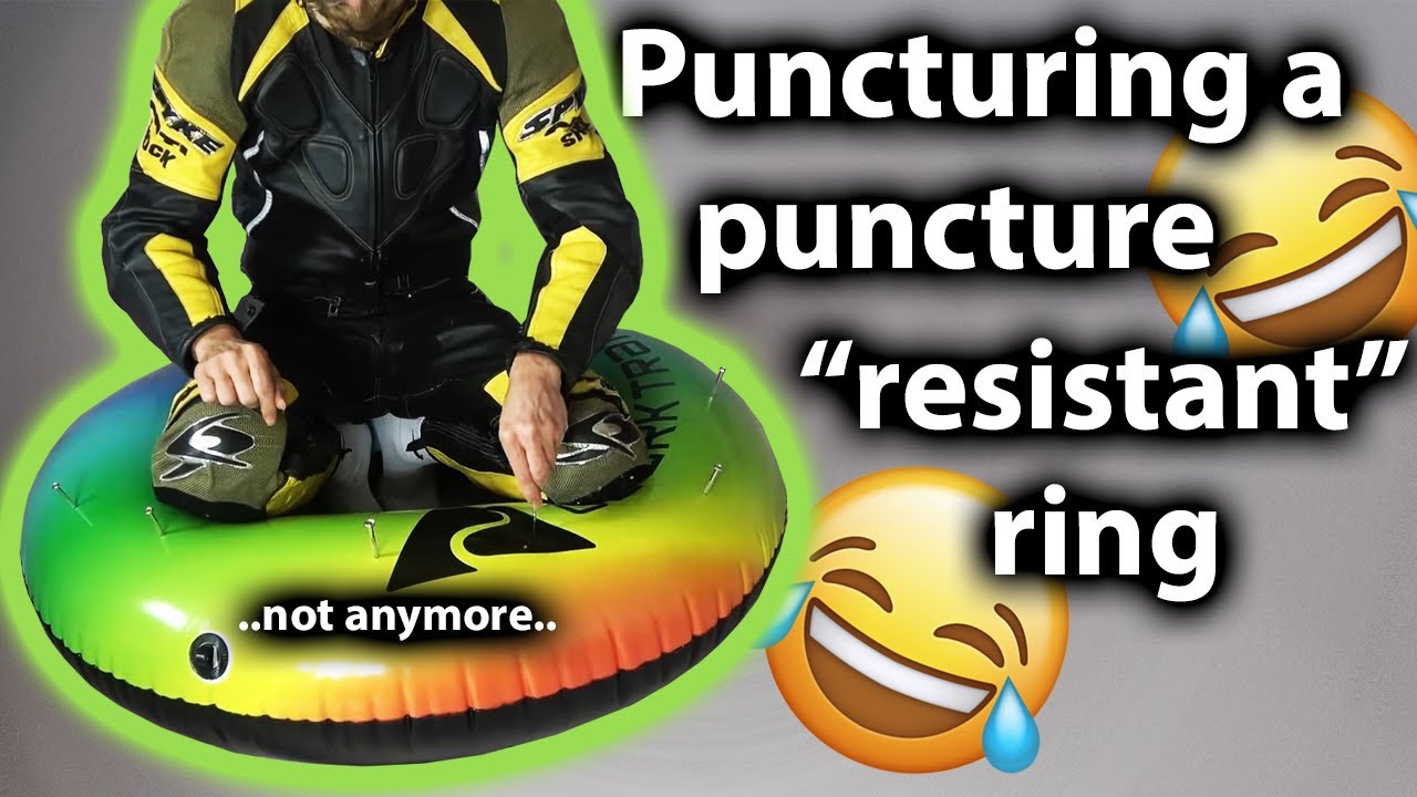 Inflatable Popping Experiment: How good is puncture resistant swim ring ...