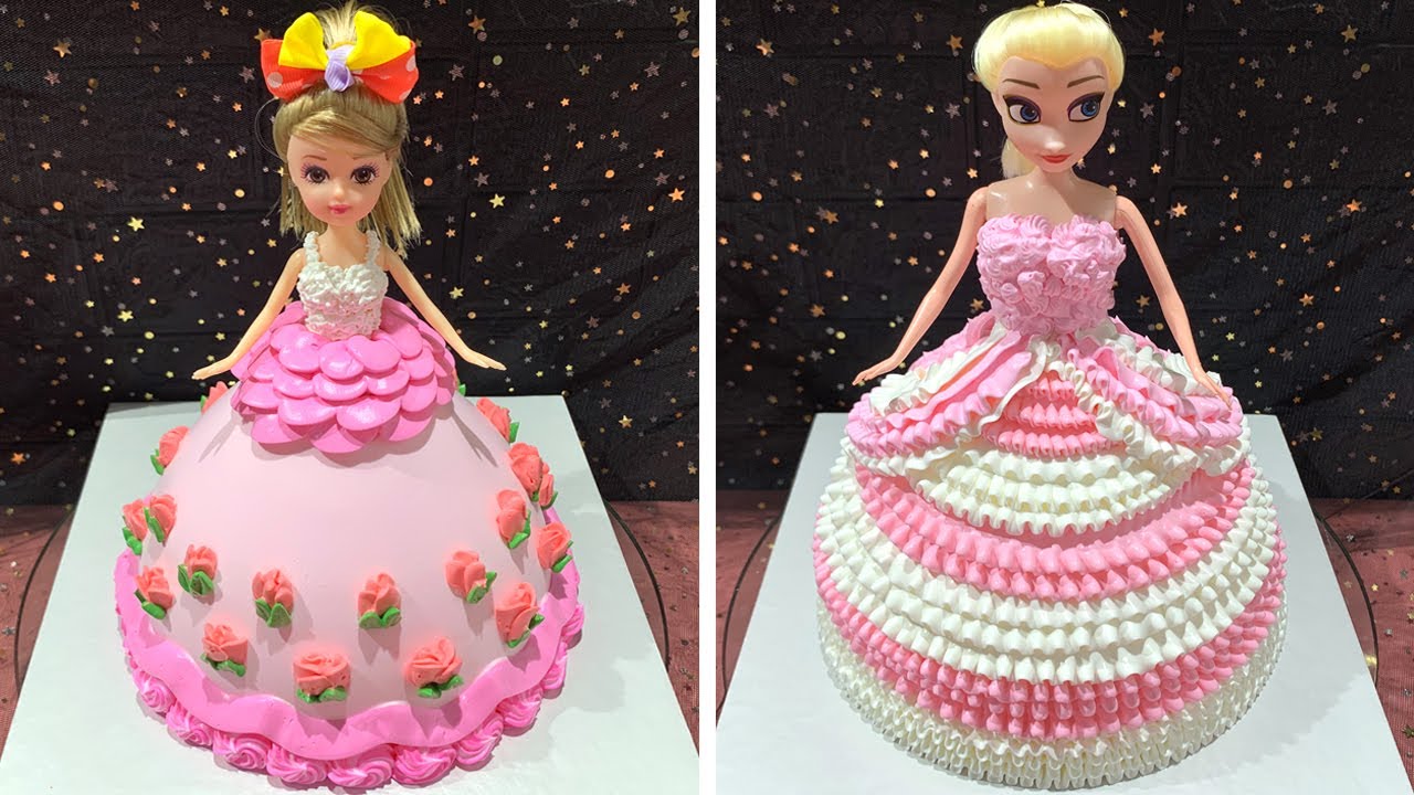 Best Barbie Cake Decorating Tutorials Like a Pro | Most Satisfying Doll Cake Video! Elsa Cake ...