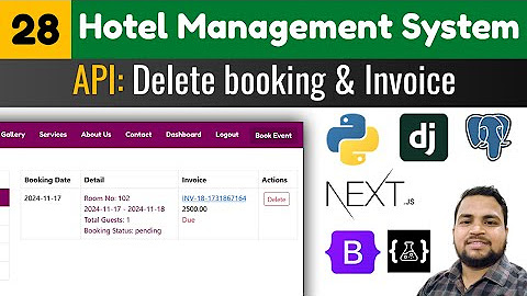 Hotel Management System: Django, Next.js, PostgreSQL, Bootstrap - YouTube
