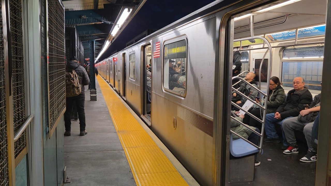 MTA NYCT Subway: Kawasaki R188 (7) Train to Flushing featuring the ...