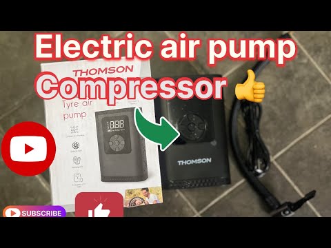 Thomson electric air pump compressor must hawe for car and bike 👍 - YouTube