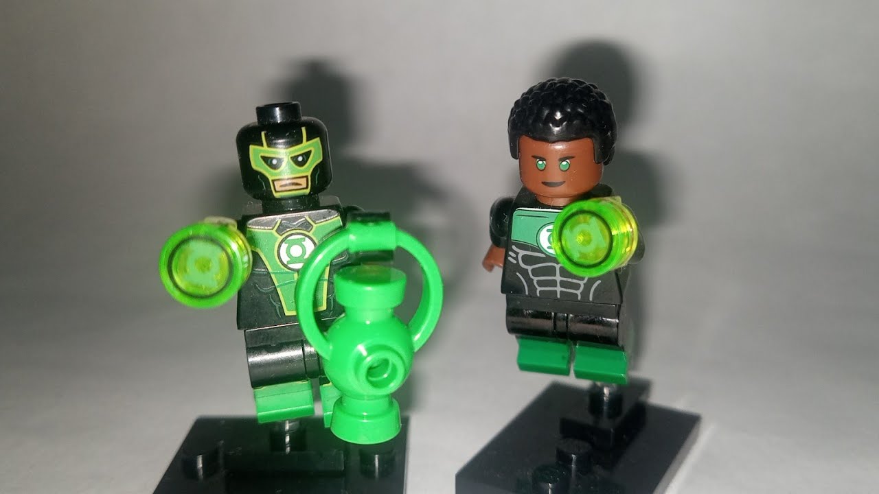 My very first official LEGO minifigure, LEGO DC CMF GREEN LANTERN SIMON ...