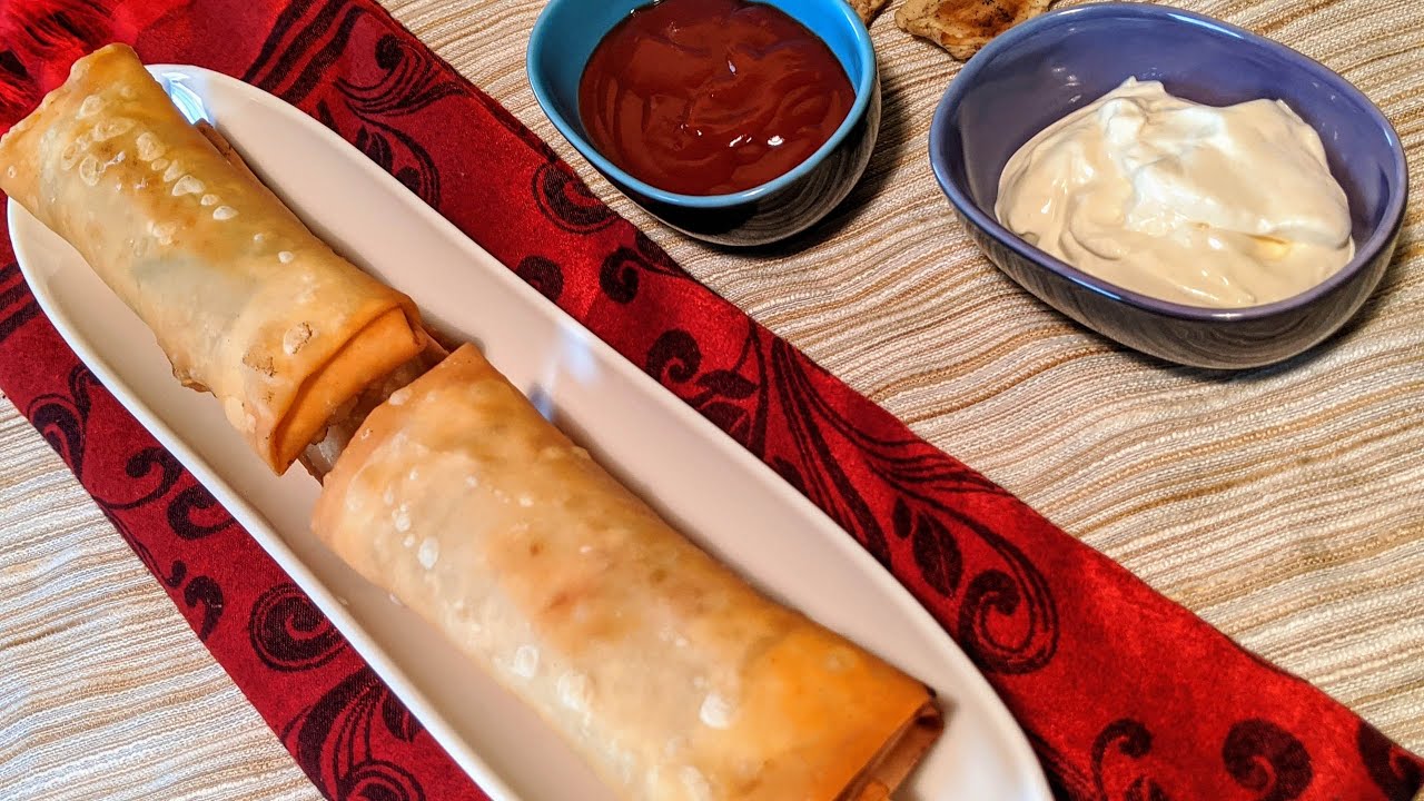 Chicken And Noodles Spring Rolls - Healthy Spring Rolls Recipe - How To ...