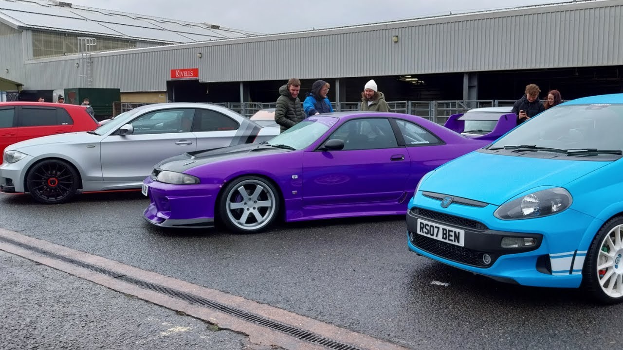 Modified cars at car show: Sanctioned 2024 Exeter (GTR's, Ford, Porsche ...