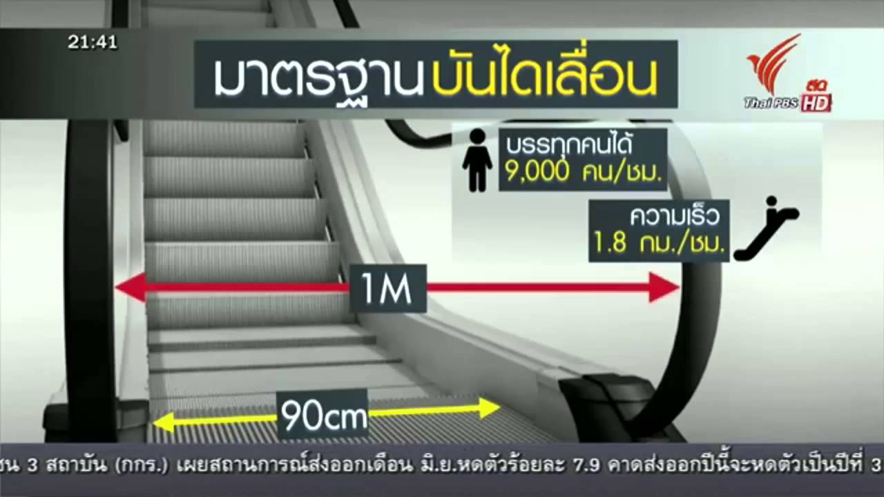 มาตรฐานระบบความปลอดภัยบันไดเลื่อนในประเทศไทย Youtube