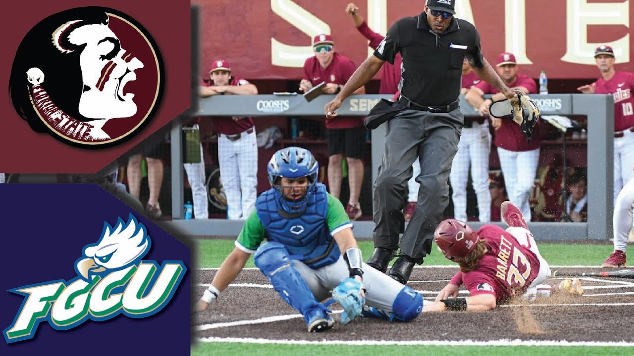 FGCU vs #16 Florida State Baseball Highlights | ELECTRIC GAME | College ...